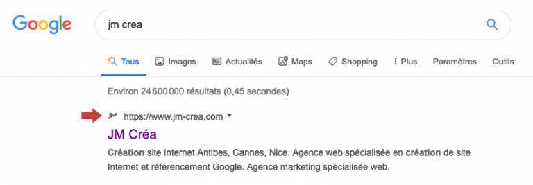 Google ajoute les favicons dans ses résultats de recherche - JM Créa